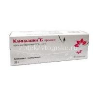 Клиндацин Б туб.(крем ваг.) пролонг. 2%+2% 20г (Акрихин/Россия), купить ...