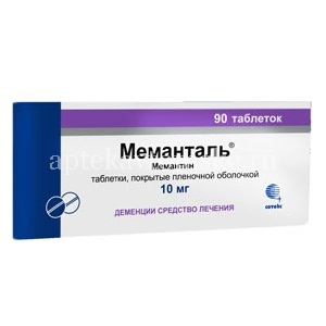Меманталь таб. п/пл. об. 10мг №90 (Synthon Hispania S.L./Испания/Сотекс ...